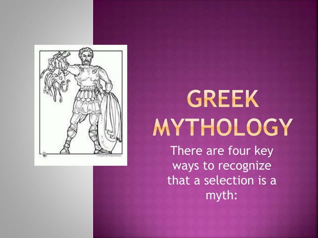 Greek mythology | PPTX
