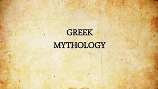 Greek Mythology | PPT