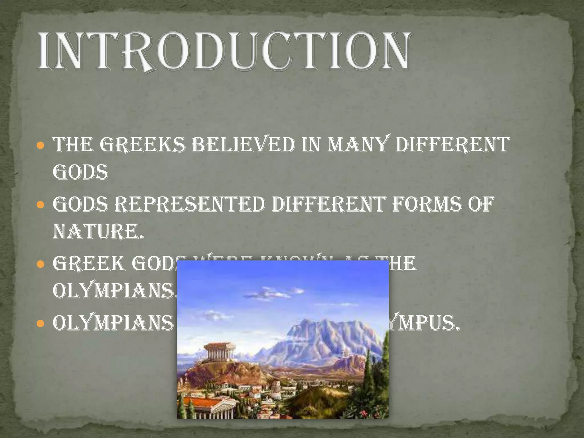 Greek mythology | PPTX