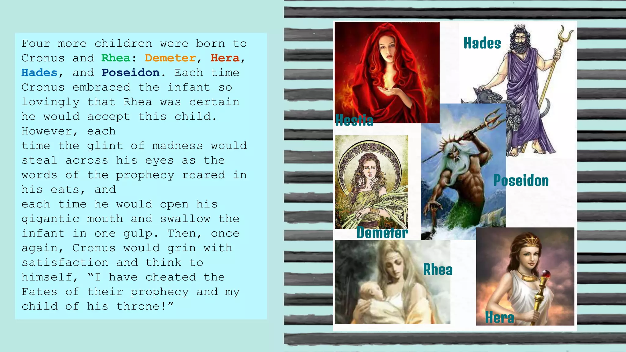 GREEK MYTHOLOGY; The Creation | PPTX