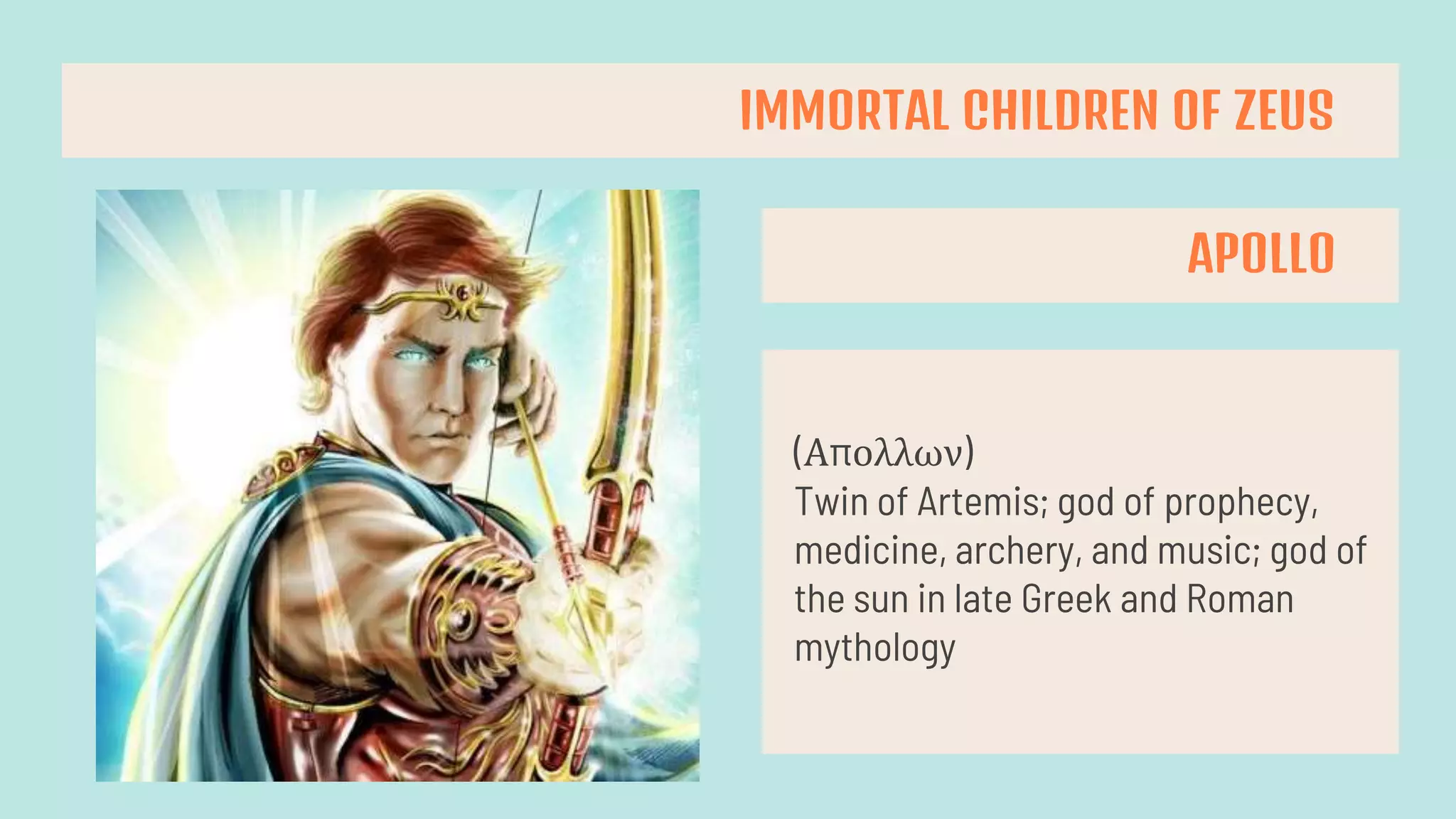 GREEK MYTHOLOGY; The Creation | PPTX