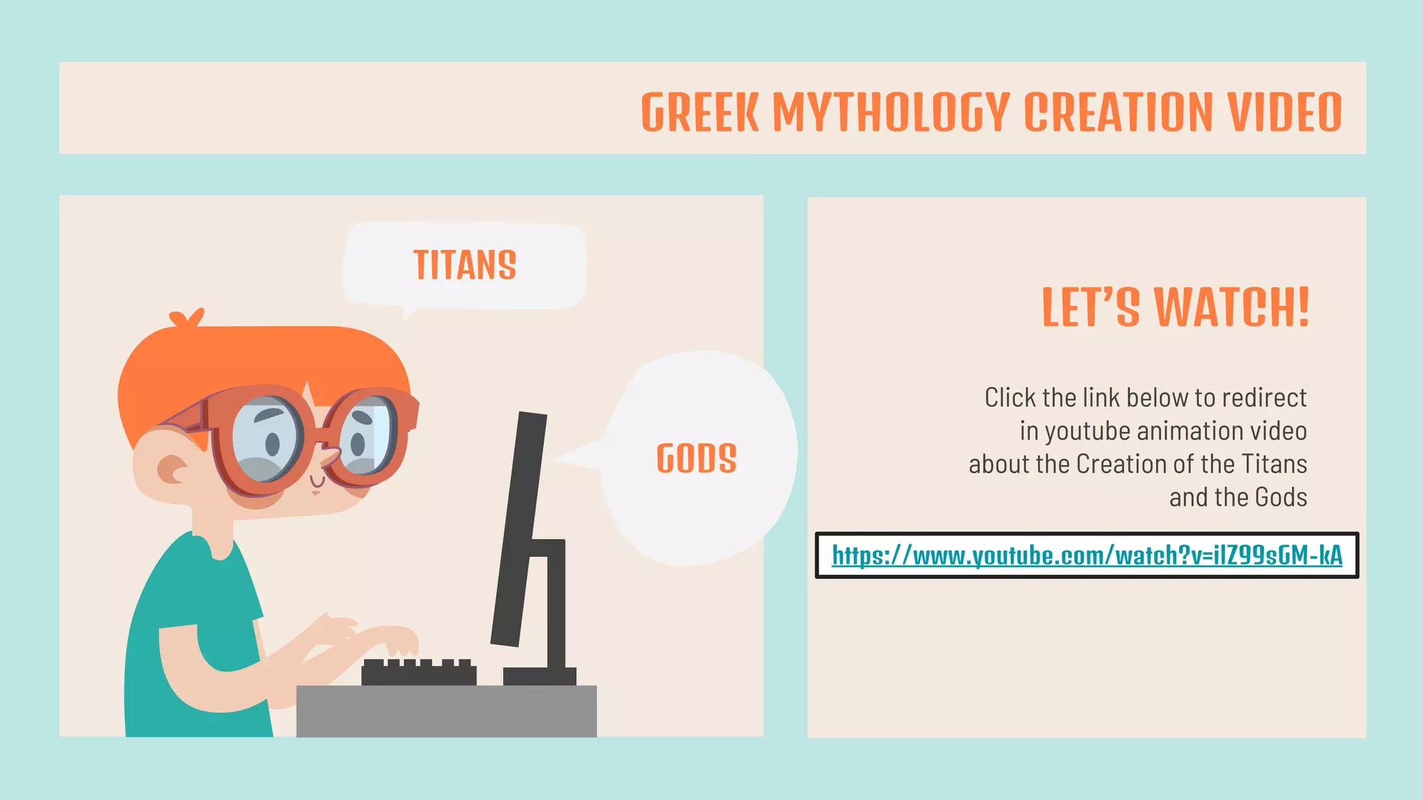 GREEK MYTHOLOGY; The Creation | PPTX