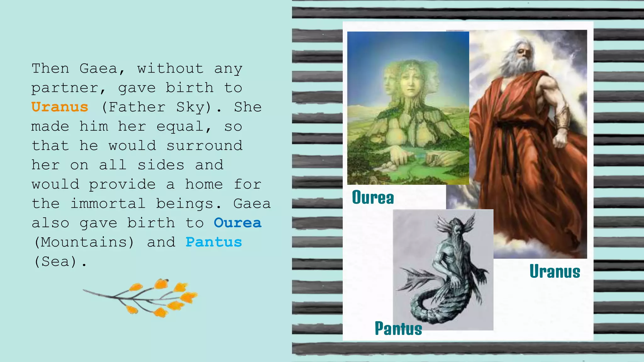 GREEK MYTHOLOGY; The Creation | PPTX