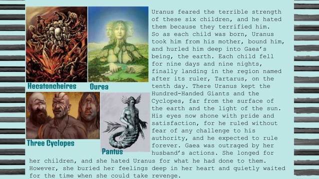 GREEK MYTHOLOGY; The Creation | PPTX