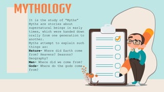 GREEK MYTHOLOGY; The Creation | PPTX