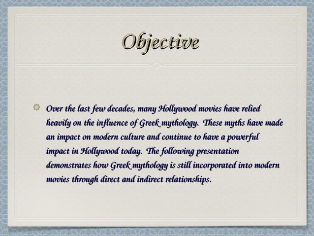 Greek mythology influence | PPT