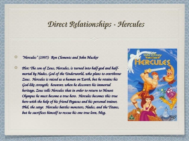 Greek mythology influence | PPT