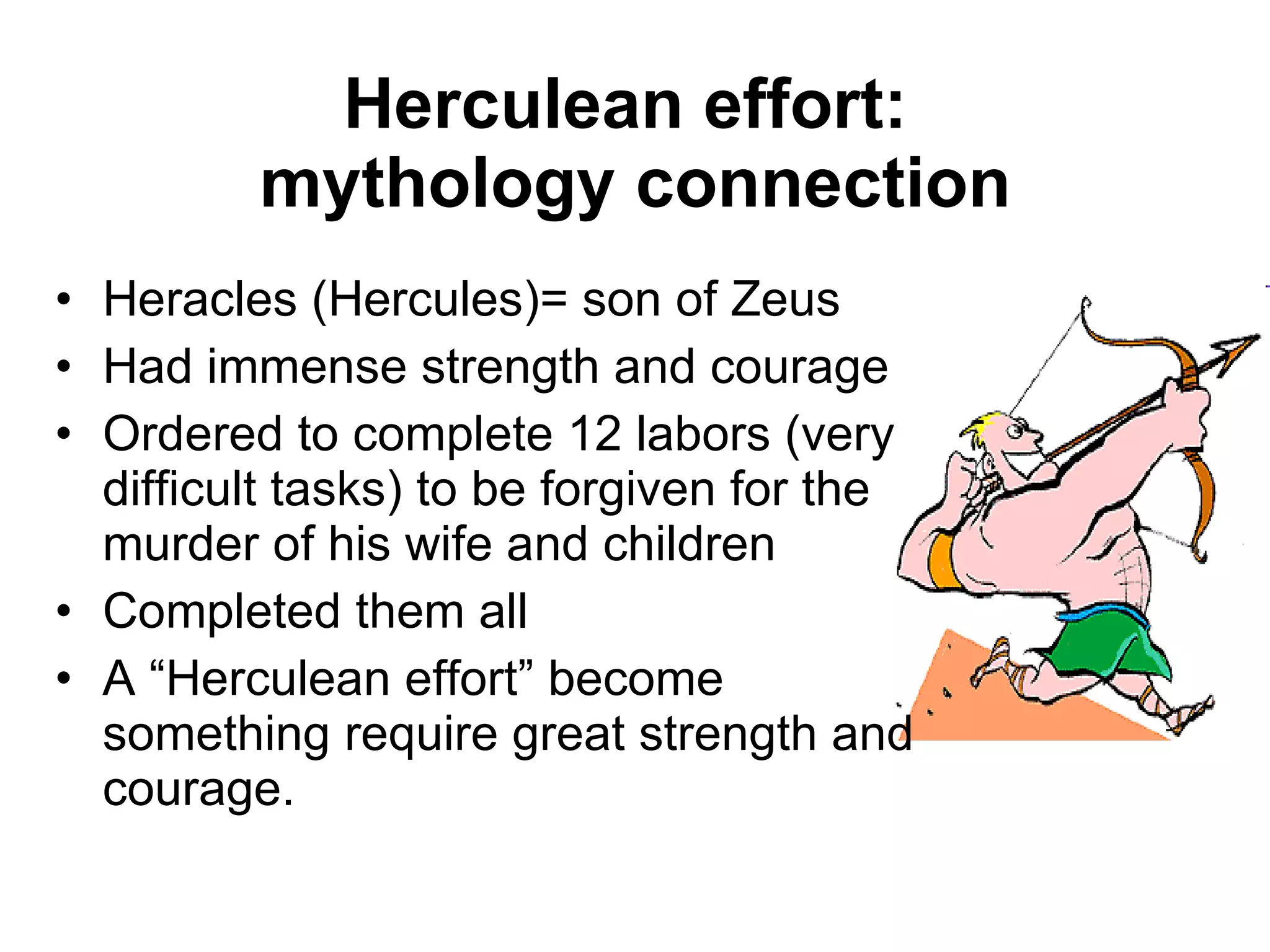 Greek mythology in modern language | PPT