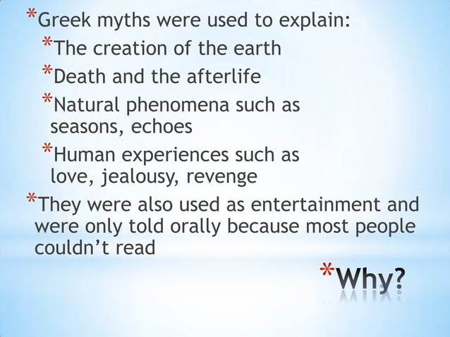 Greek mythology introduction | PPT