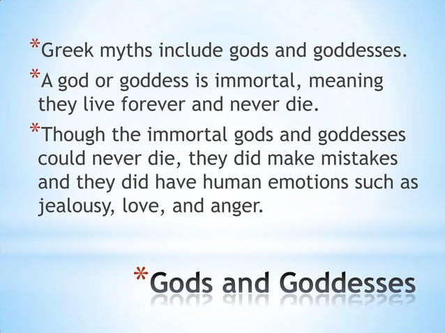 Greek mythology introduction | PPT