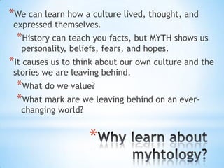 Greek mythology introduction | PPTX