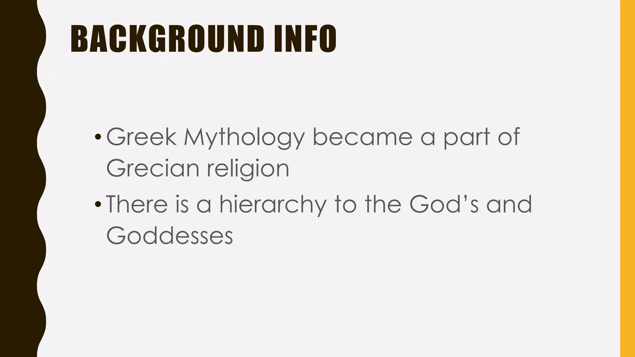 Greek mythology presentation | PPTX