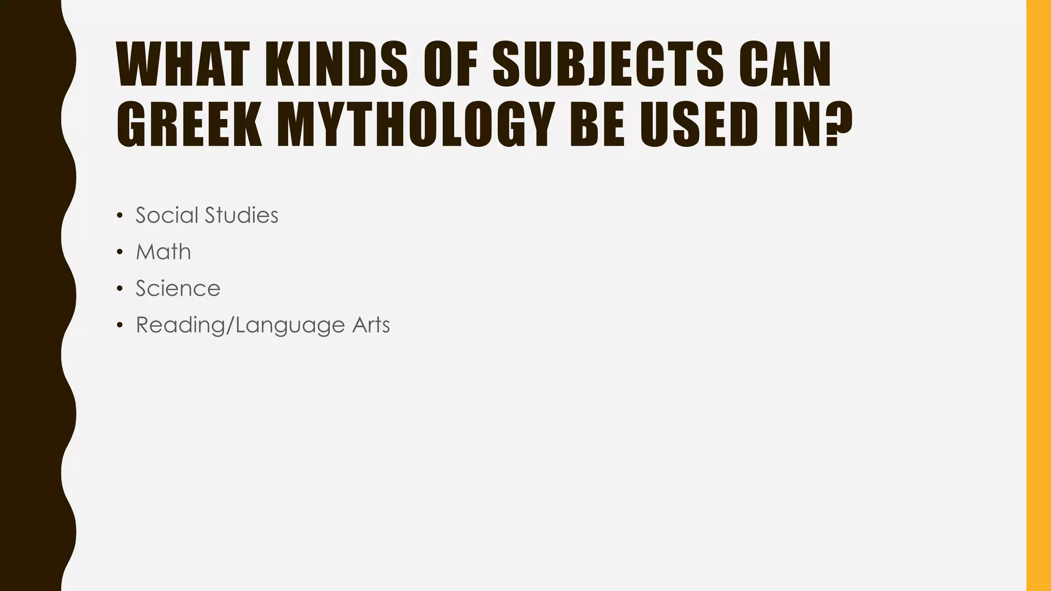 Greek mythology presentation | PPTX