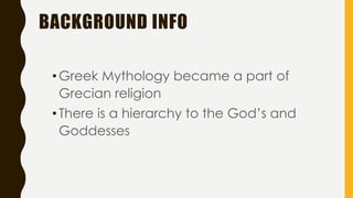 Greek mythology presentation | PPTX