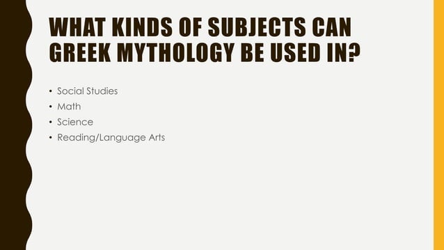 Greek mythology presentation | PPTX