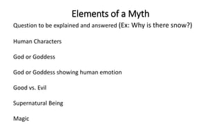 Introduction to Greek Mythology | PPT