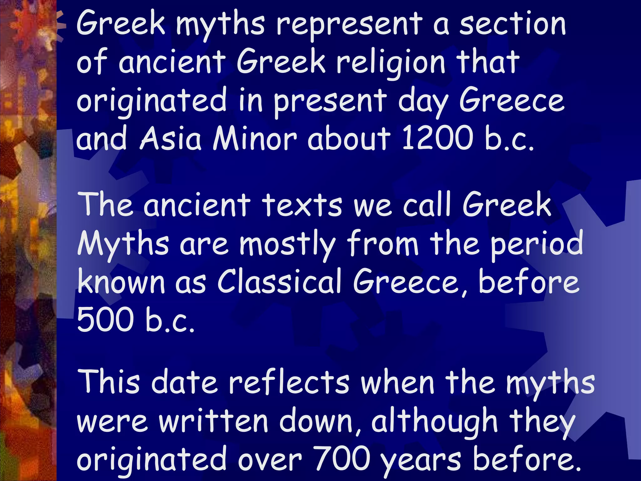 greek mytology.ppt