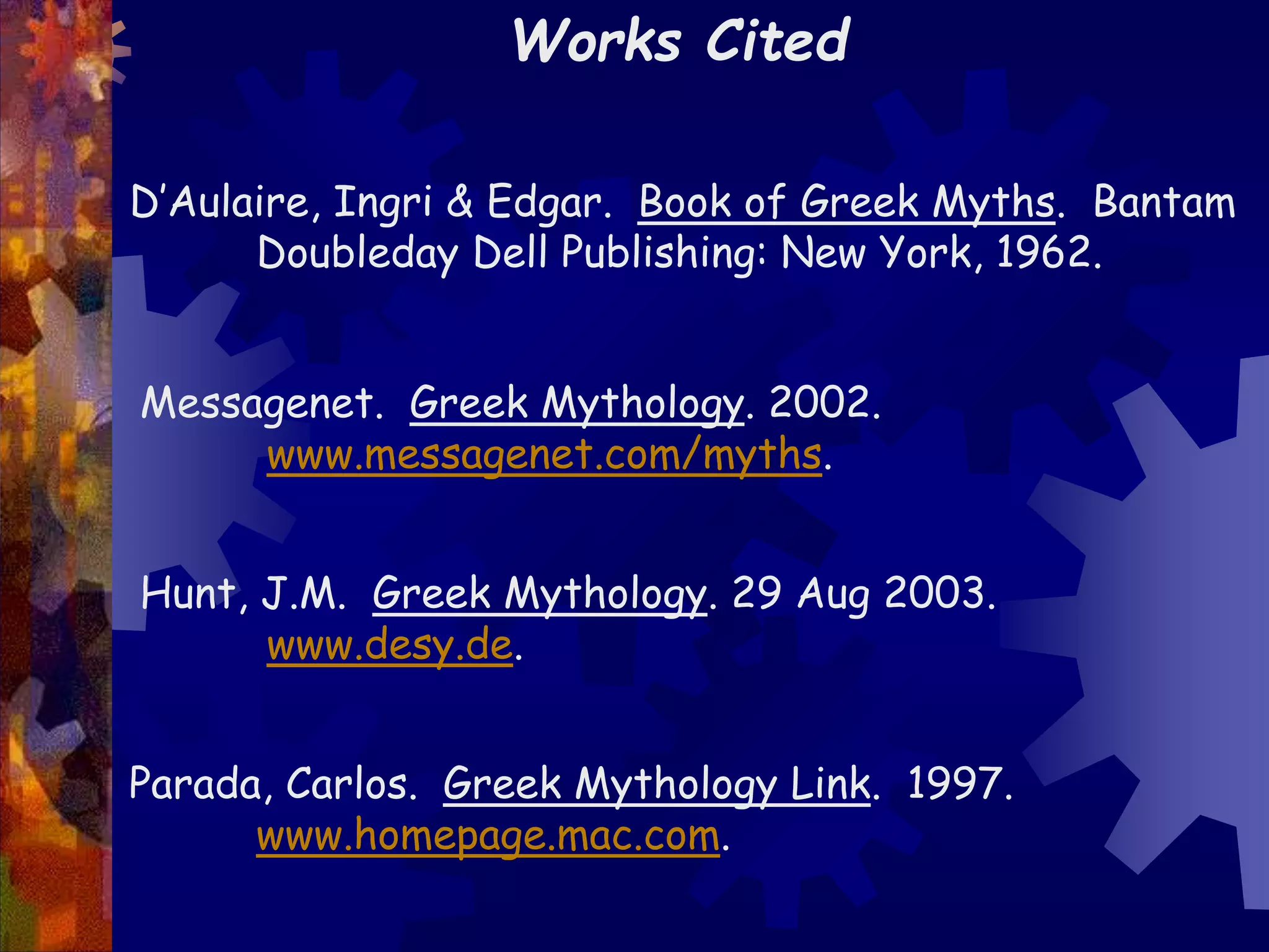 greek mytology.ppt
