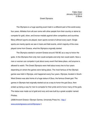 Greek olympics copy | PAGES