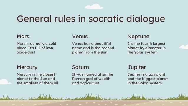 slide filosofia grega socrates layout editável | PPT