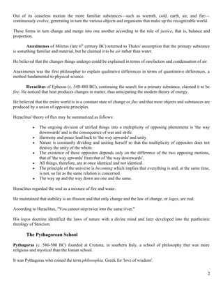 Greek philosophy | PDF