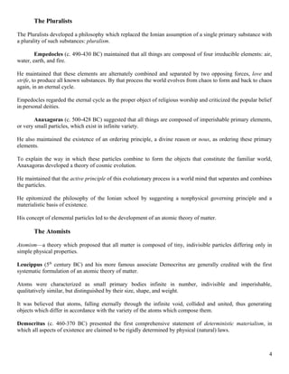 Greek philosophy | DOC