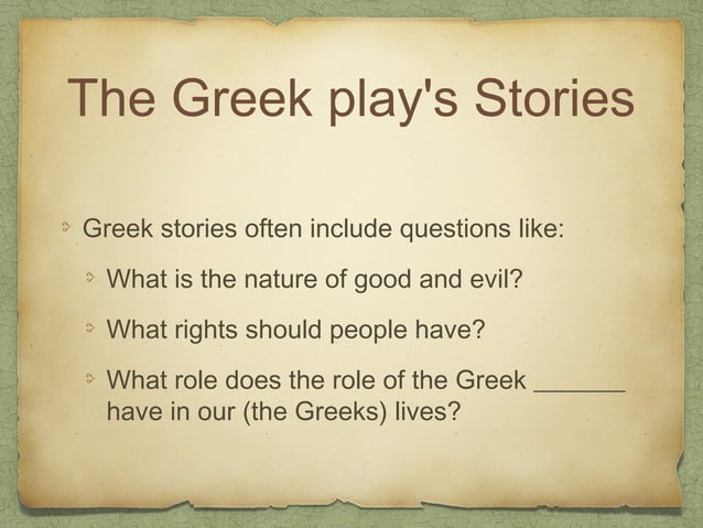 Greek plays | PPT | Comedy | Genres