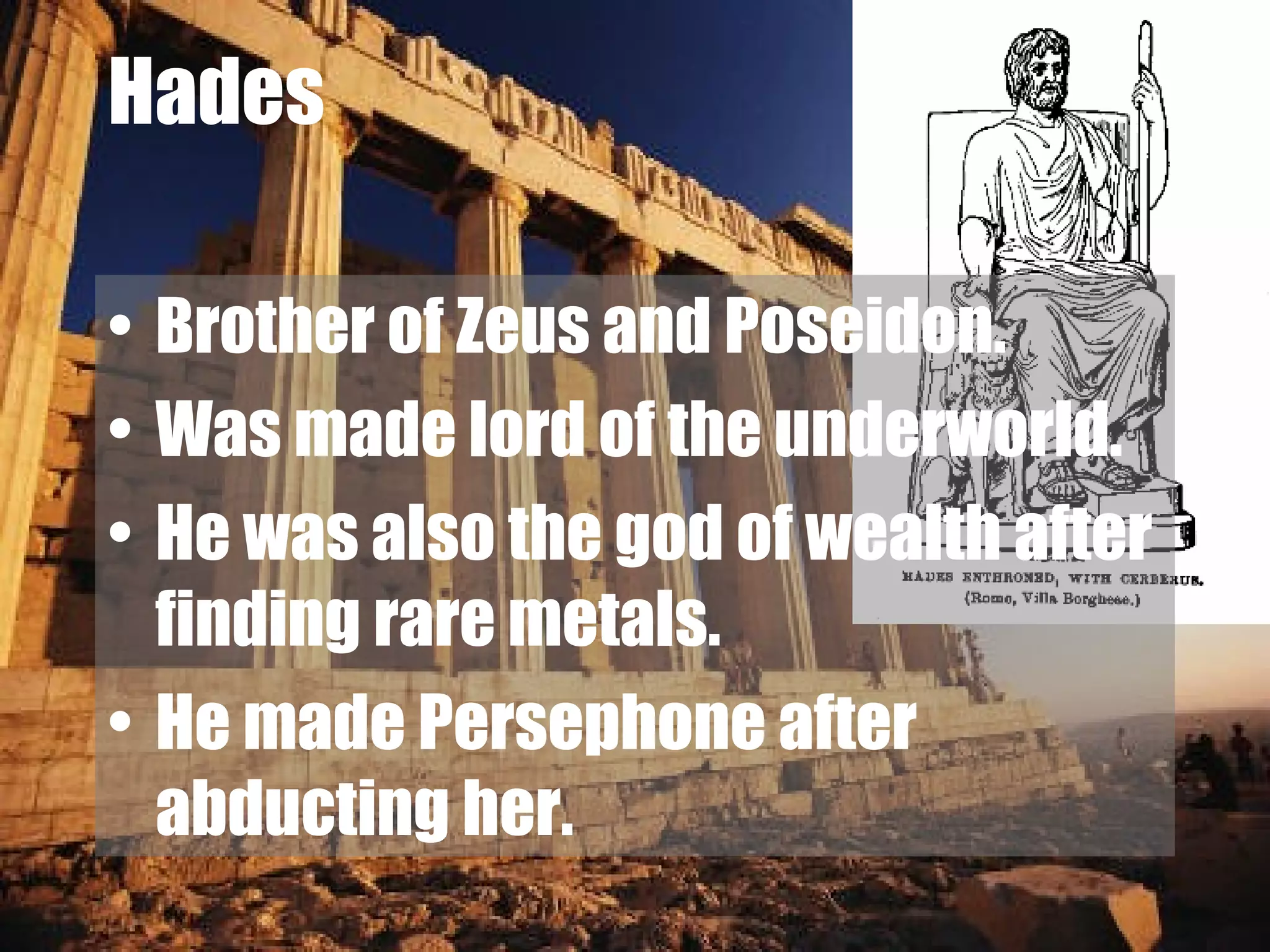 Ancient Greek Gods Presentation | PPT