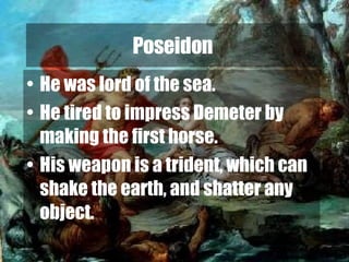 Ancient Greek Gods Presentation | PPT