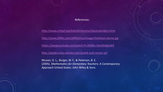 Greek & Roman art and Mathematics | PPTX