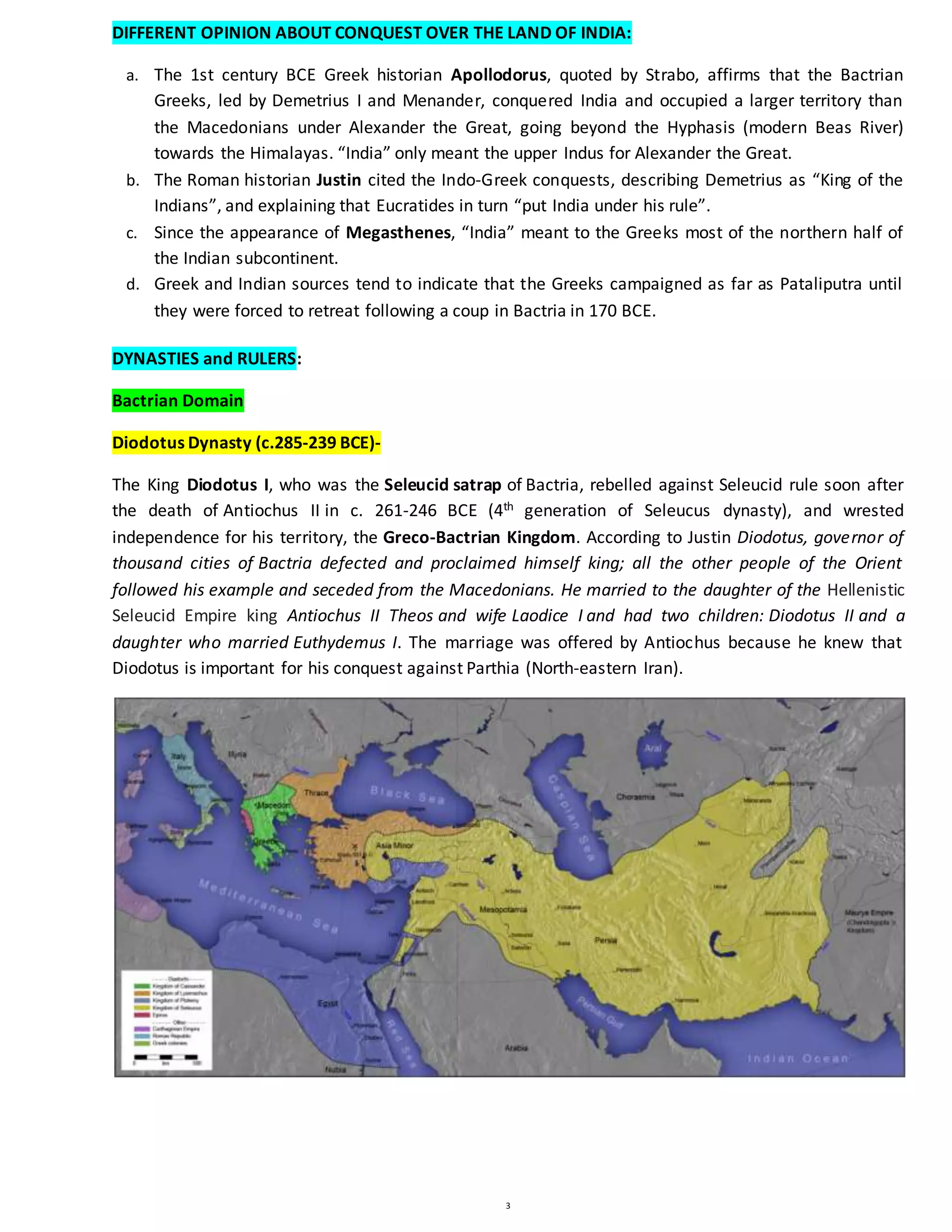 History of Indo-Greeks | DOCX