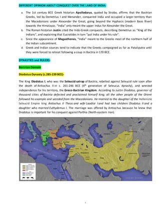 History of Indo-Greeks | DOCX