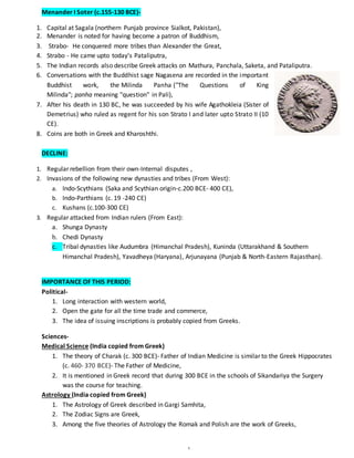 History of Indo-Greeks | DOCX