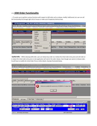 Greeksoft Institutional Order Management | PDF