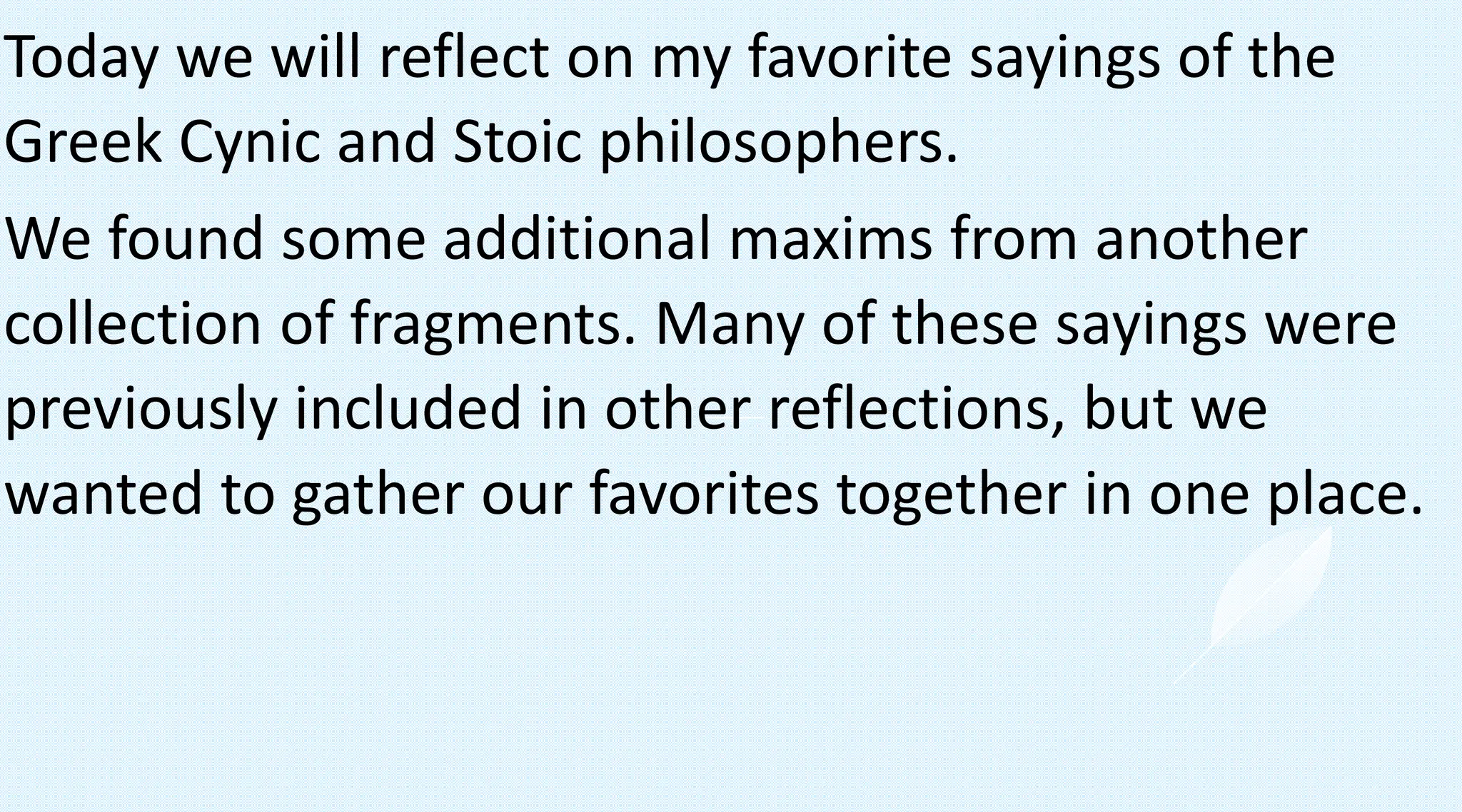 Greek Stoic and Cynic Philosophers: My Favorite Maxims: Heraclitus ...