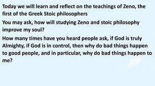 Zeno of Citium, First Greek Stoic Philosopher | PDF