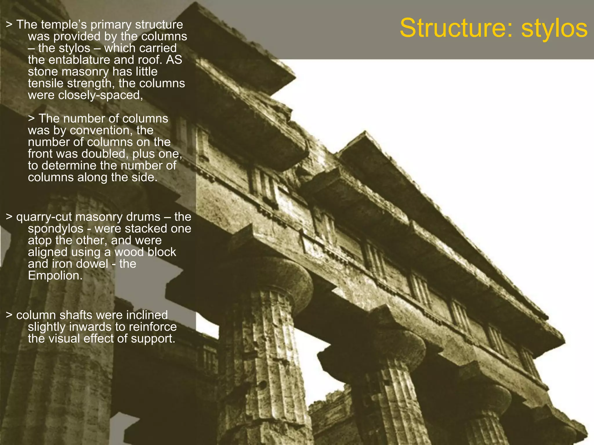 Greek Temple Construction Systems | PDF
