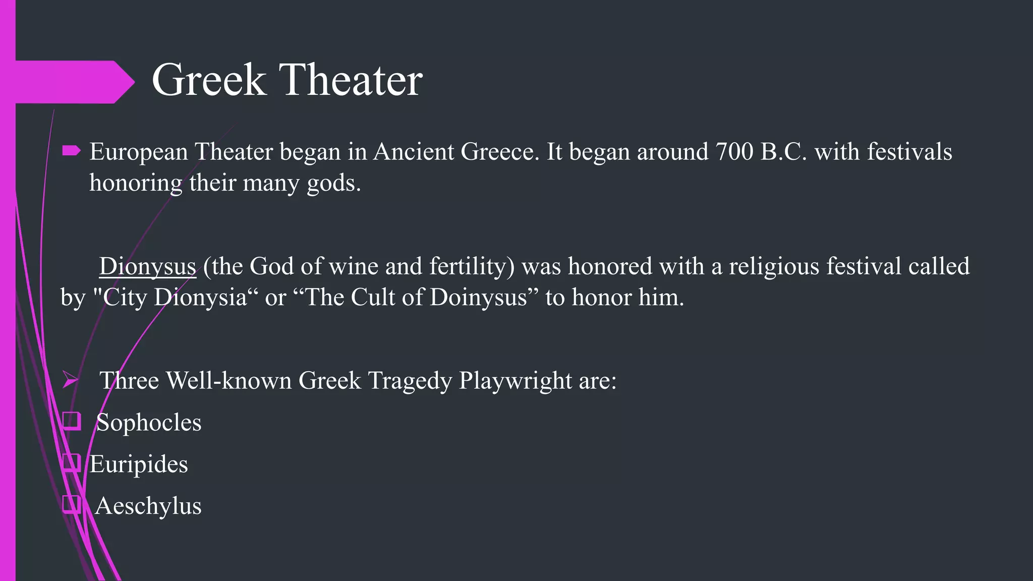 Greek theater | PPTX