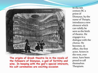 Greek theatre | PPTX