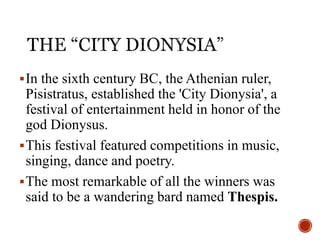 Greek Theatre Presentation | PPTX