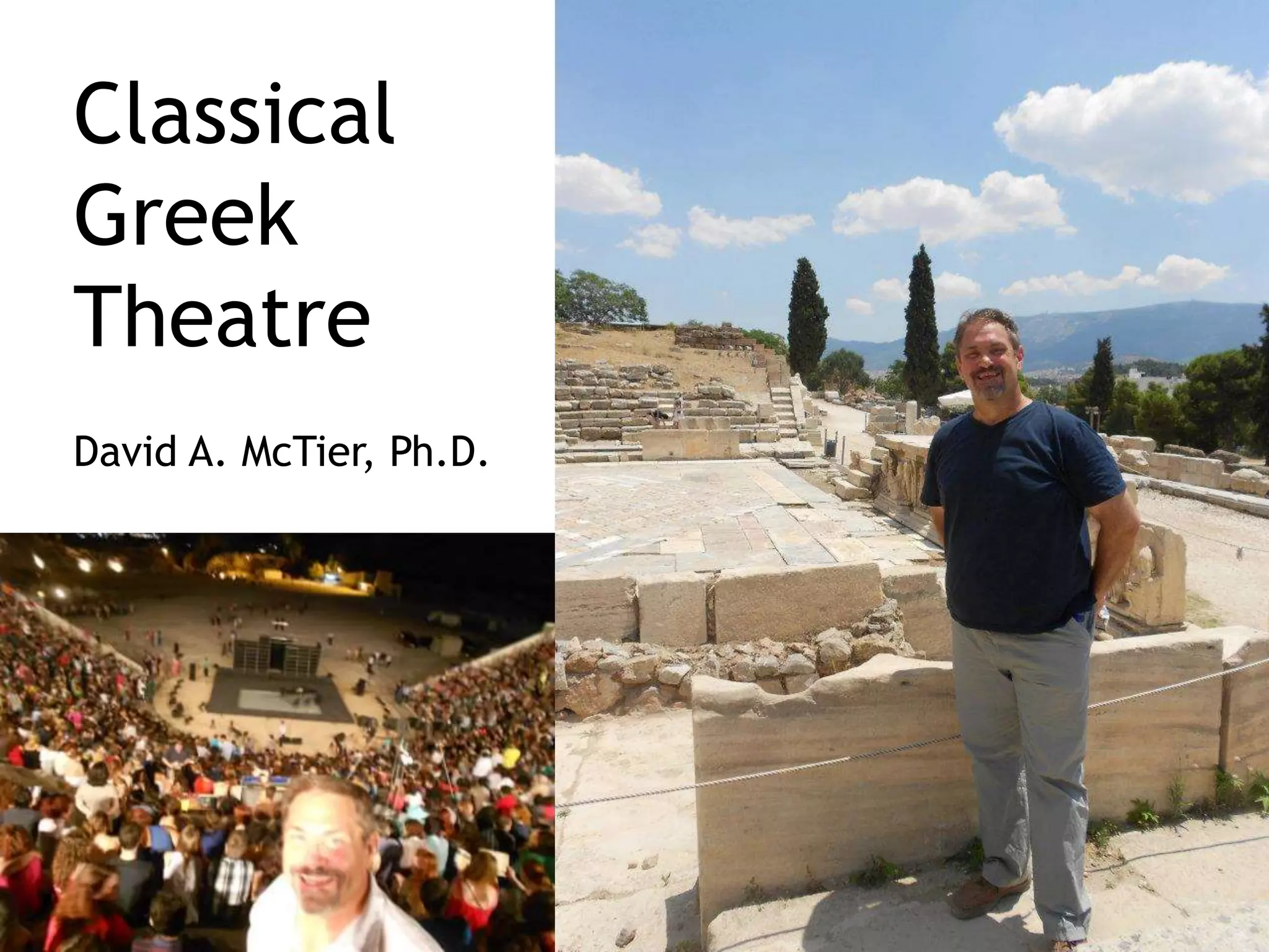 Ancient Greek Theatre History in 40 Characters | PPT