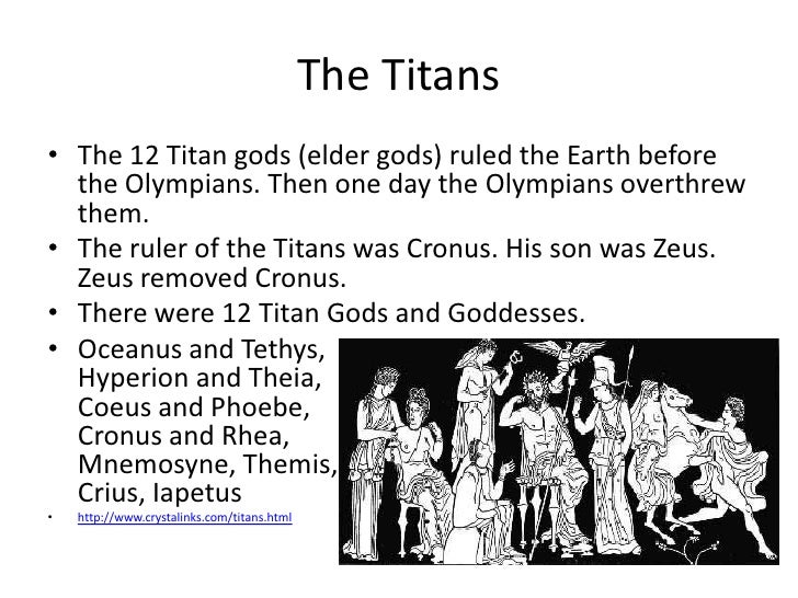 Titans Greek Mythology Names