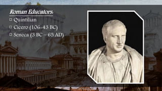 Greek to roman education | PPTX