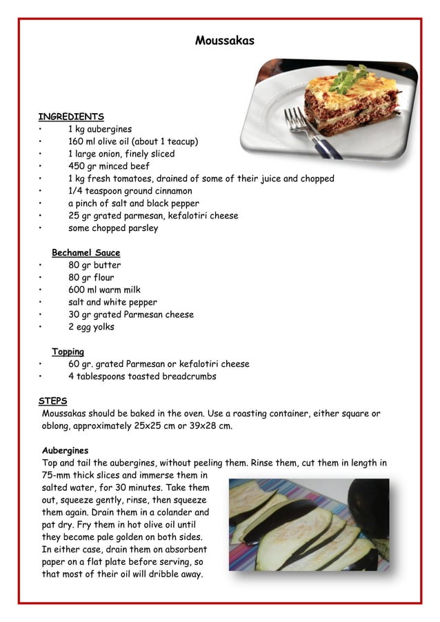 Greek traditional recipes | PDF