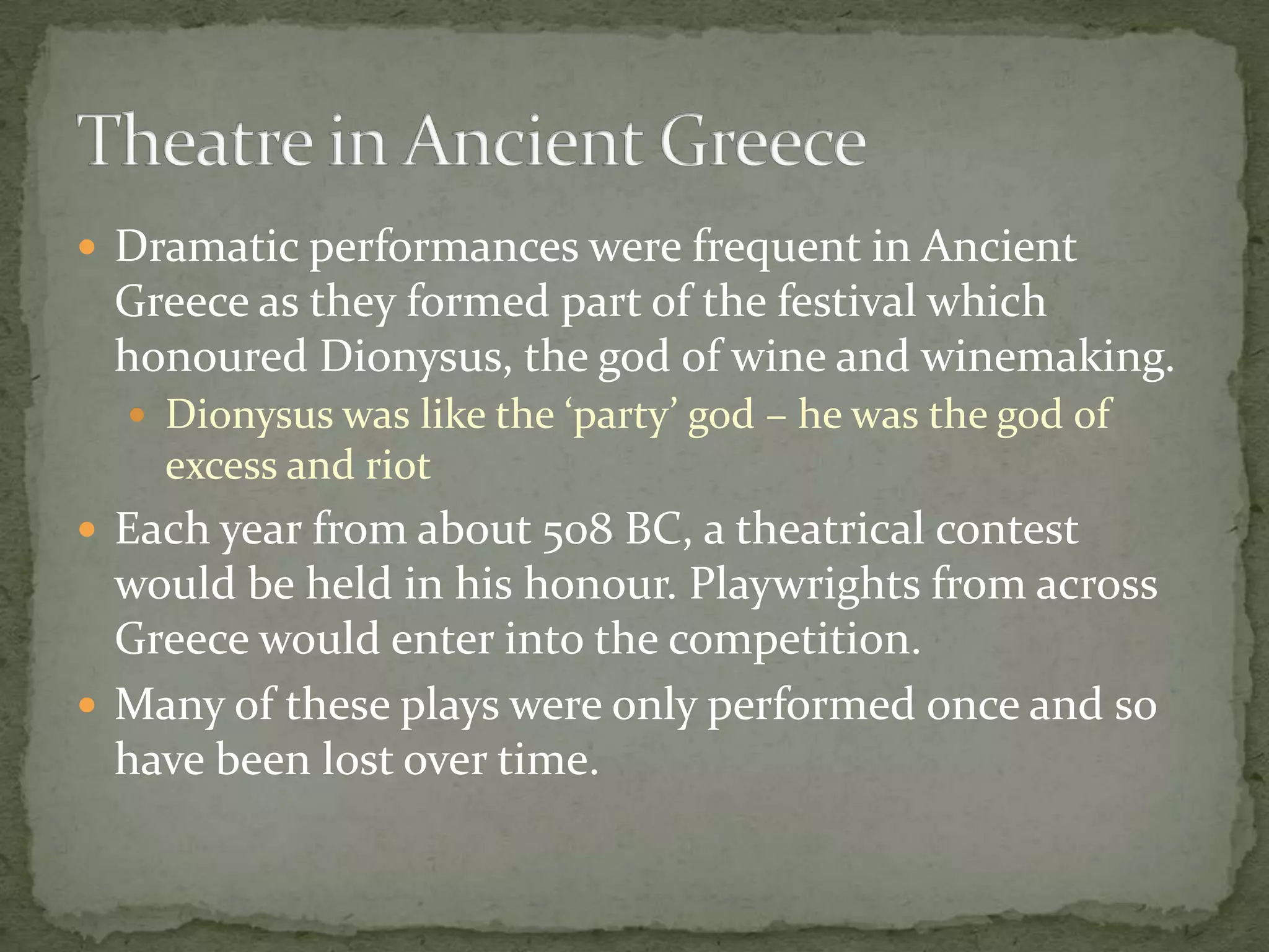 Greek tragedy | PPTX