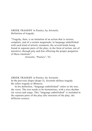 GREEK TRAGEDYDidactic function = tragedy teaches us a mo.docx