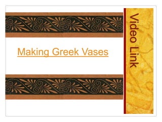 Ancient Greek Vases slideshow | PPSX