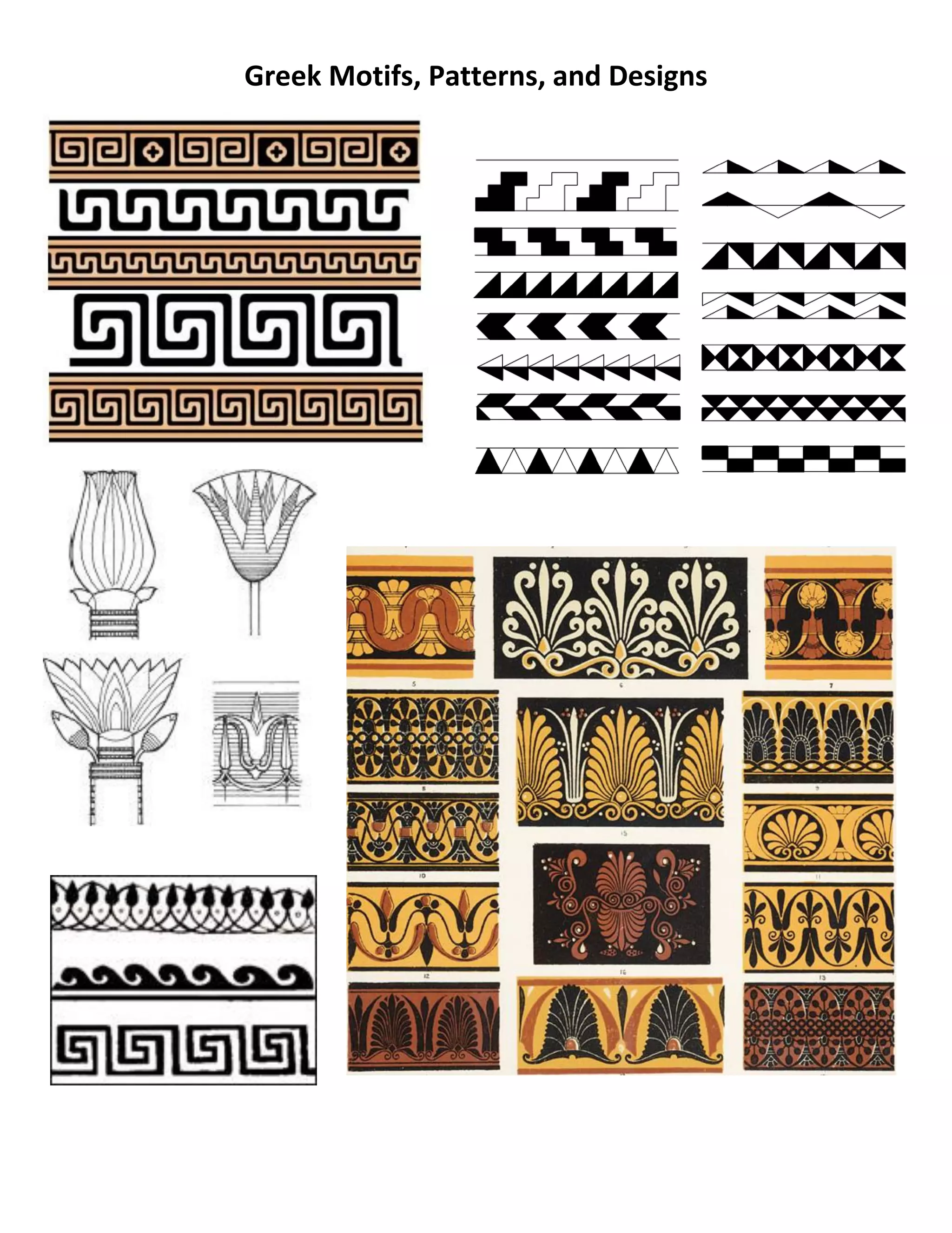 Greek vase shapes worksheets | PDF