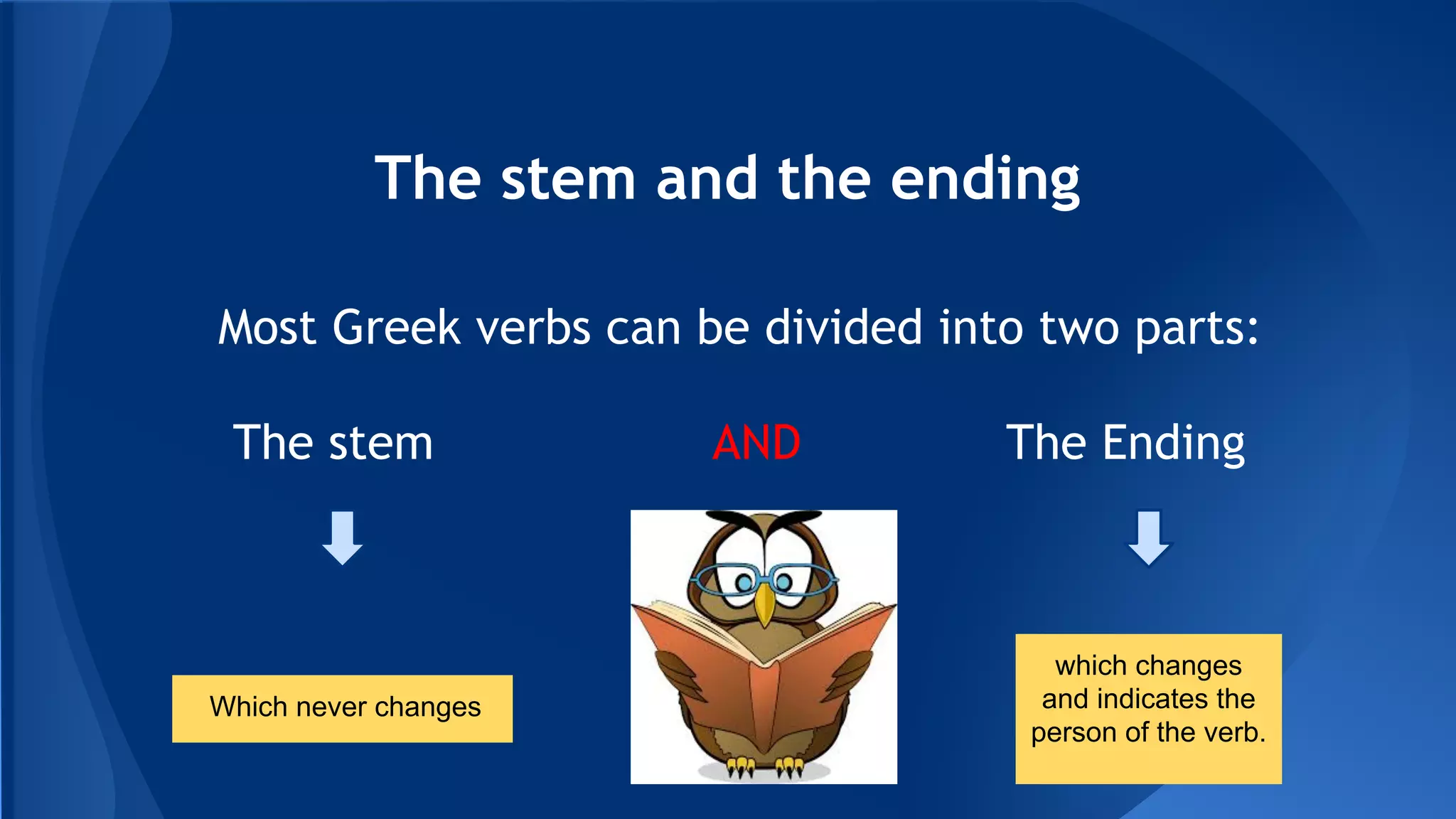 Greek verbs: Type A and B1 | PDF