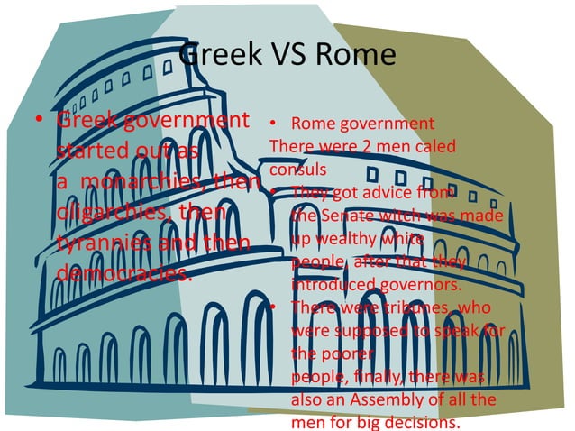 Greek vs rome | PPTX